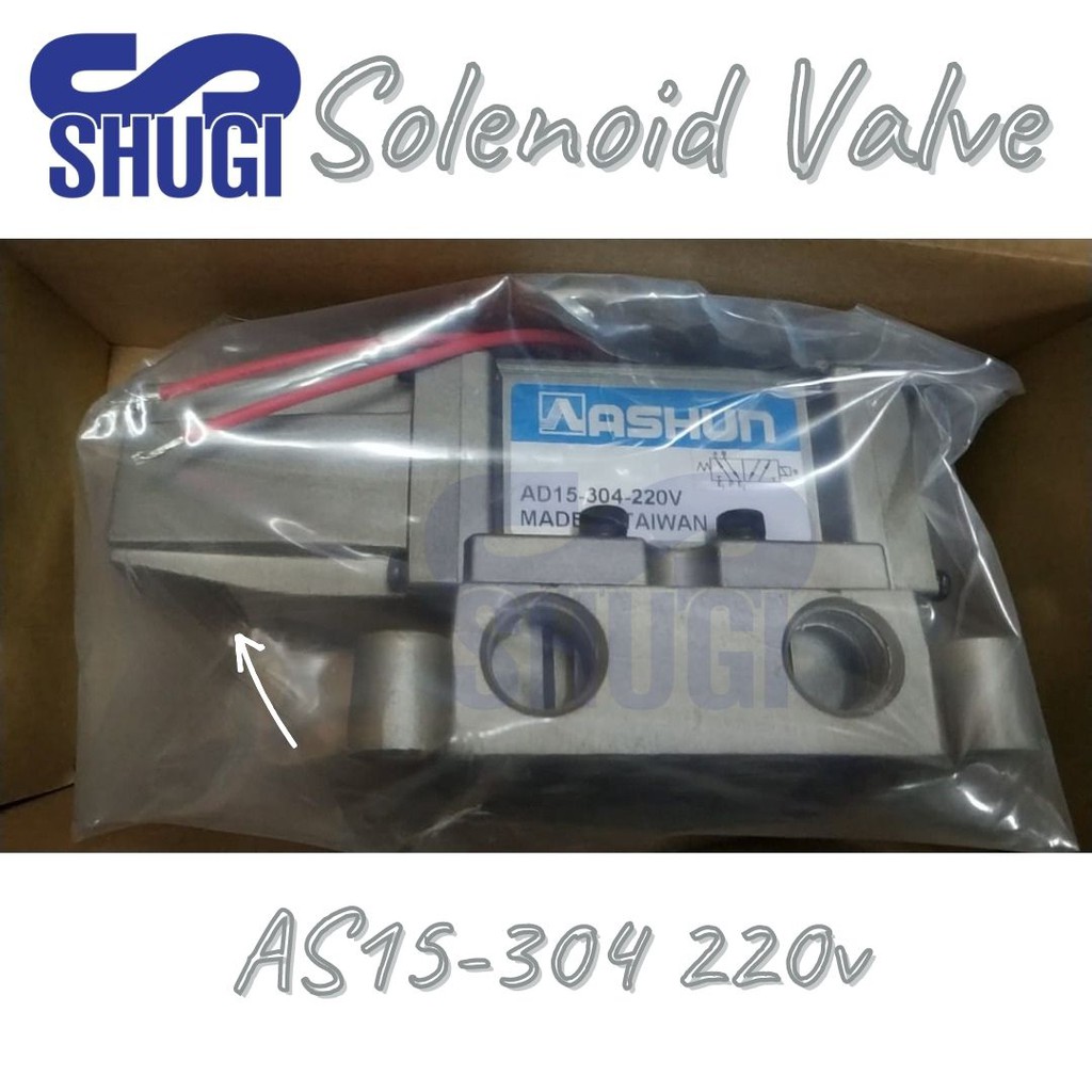 Jual Solenoid Valve ASHUN AD15-304 220v | Shopee Indonesia