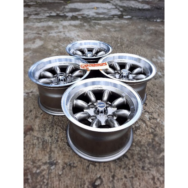 Jual velg retro enkei chet5 Lebar 8 inch | Shopee Indonesia