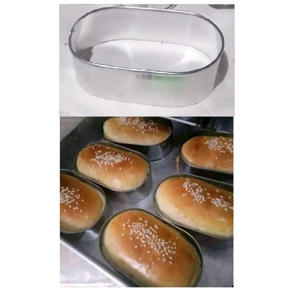 Jual RING ROTI OVAL / RING BURGER OVAL / RING CUTTER 10x6x3 CM | Shopee ...