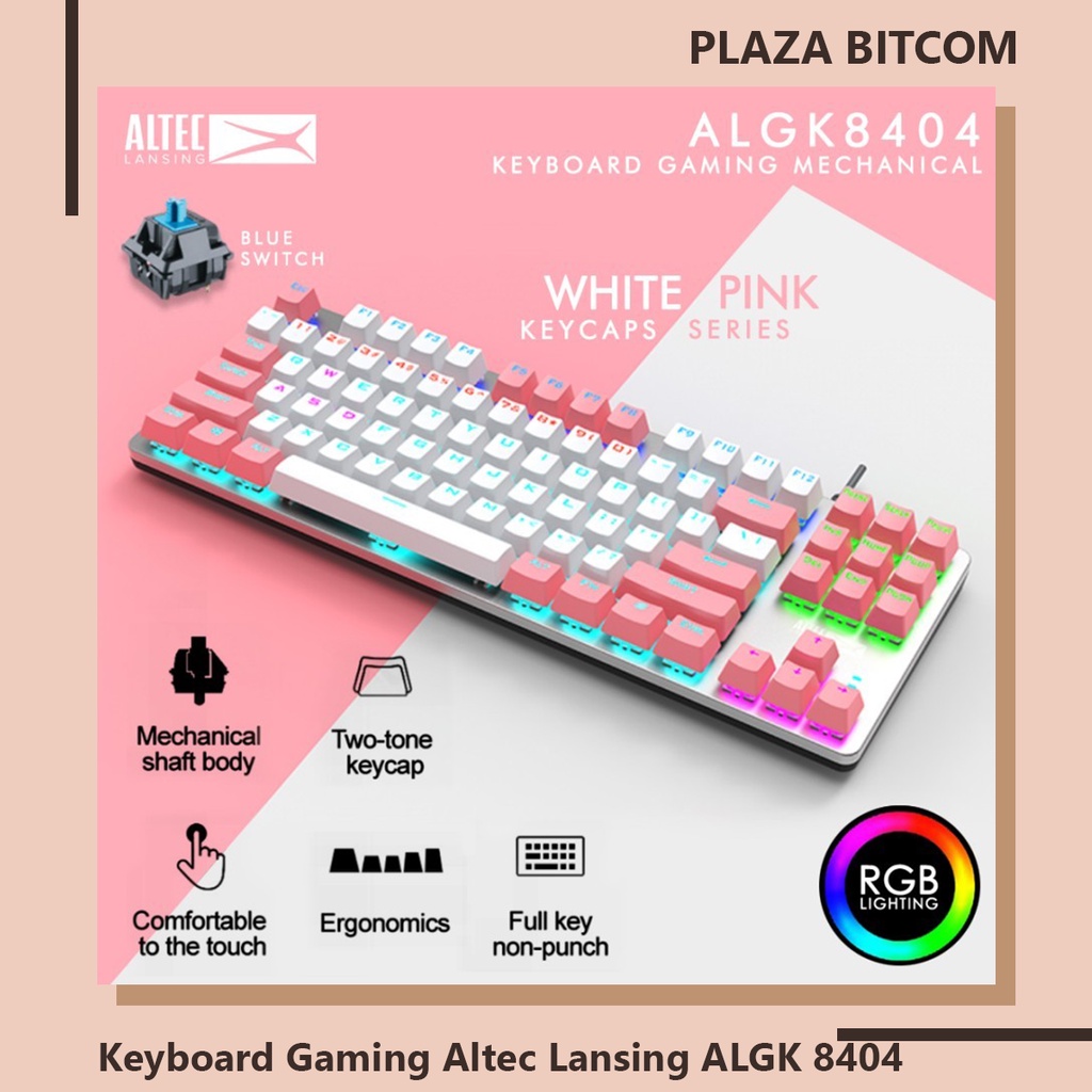 Jual Keyboard Gaming RGB Altec Lansing ALGK 8404 Color | BITCOM PLAZA ...