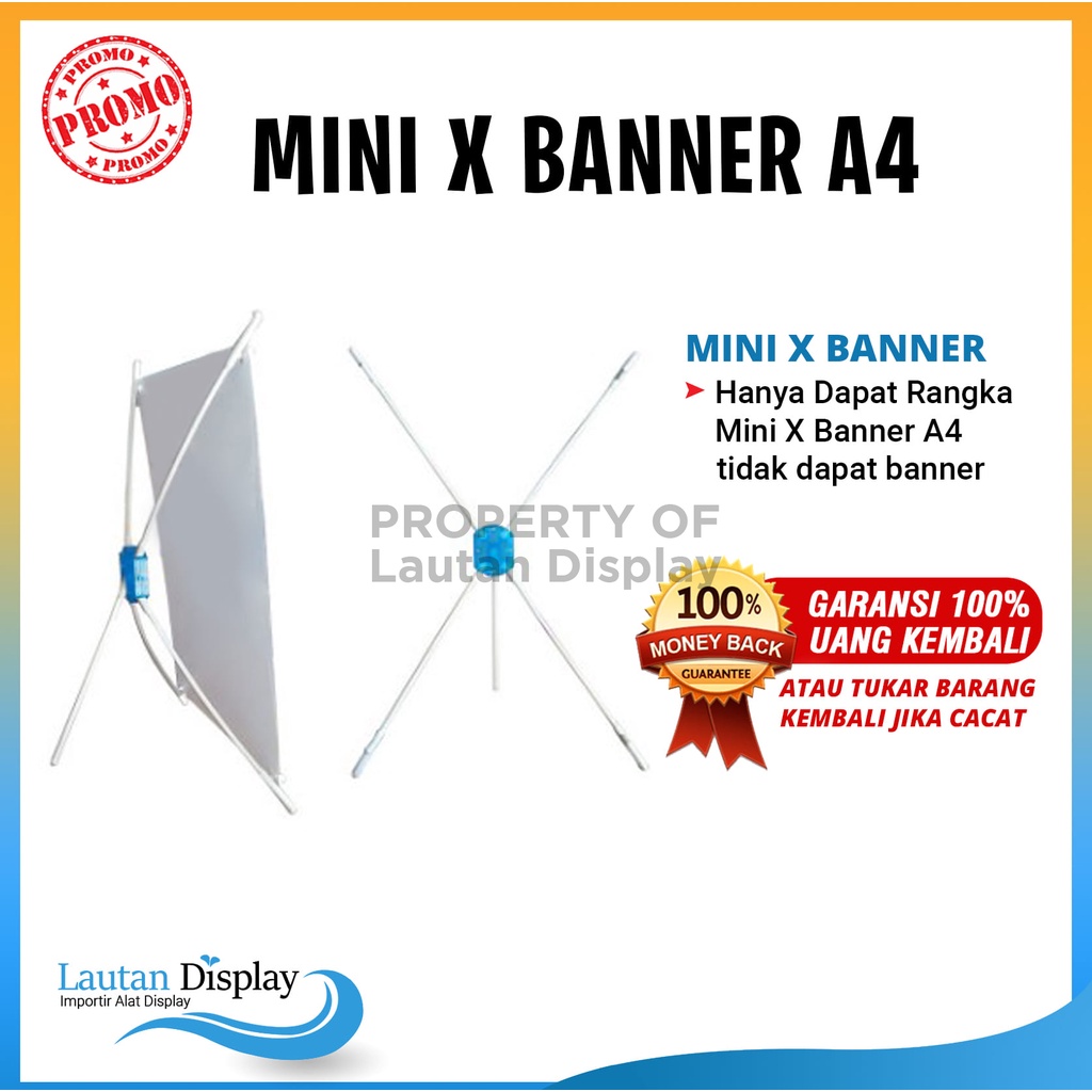 Jual Mini X Banner ukuran A4 Impor Asli | Shopee Indonesia