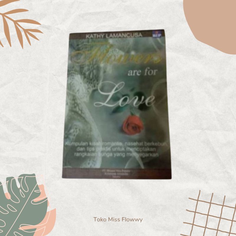 Jual BUKU FLOWERS ARE LOVE | Shopee Indonesia