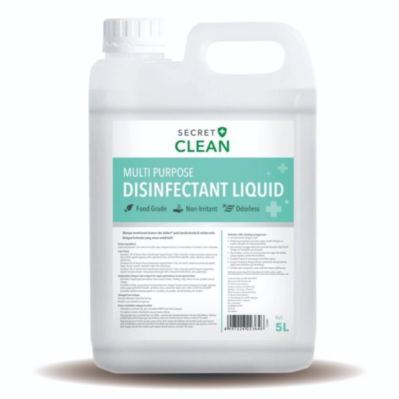 Jual Secret Clean Disinfectant Liquid 5L | Shopee Indonesia