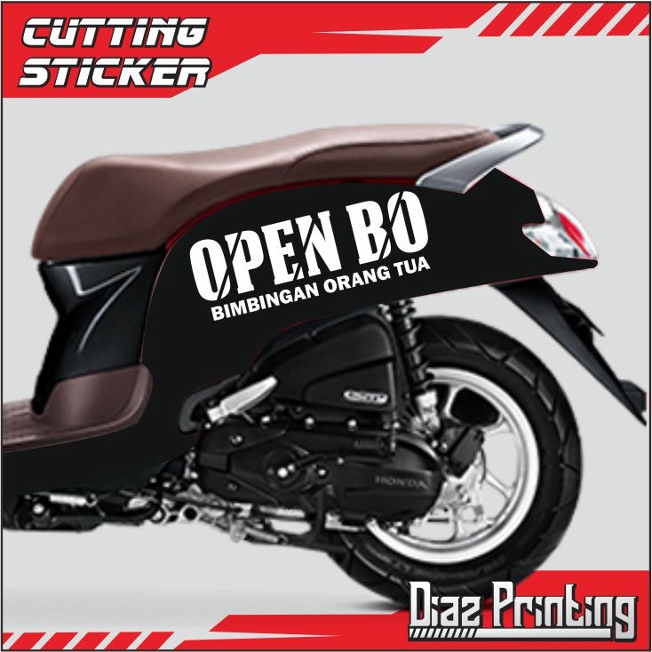 Jual STIKER OPEN BO CUTTING | Shopee Indonesia