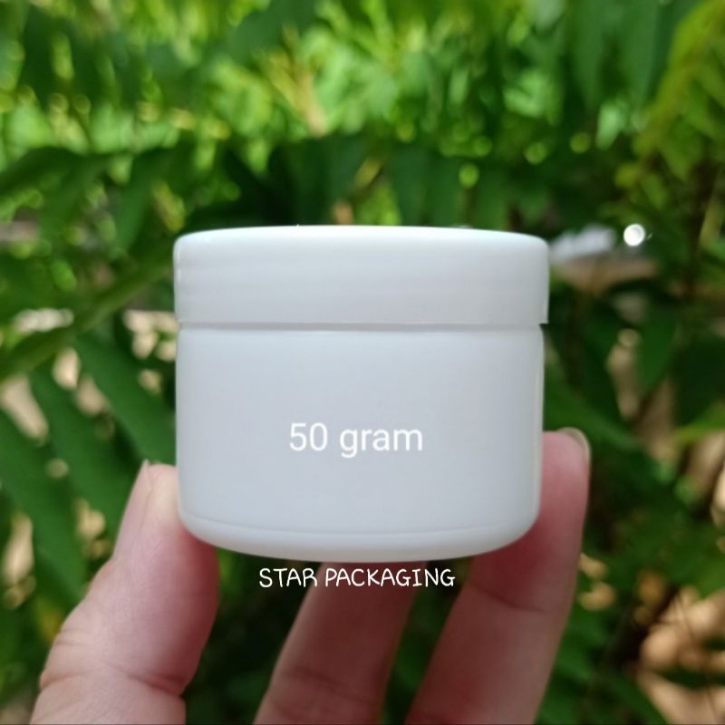 Jual Pot Cream 50 Gram Pot Cream 50gr Pot Salep 50Gr Pot Jar 50Gr Putih ...