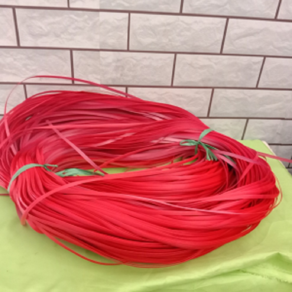 Jual Tali Rotan plastik rotan pipih sintetis Bahan Rotan Plastik Tali ...