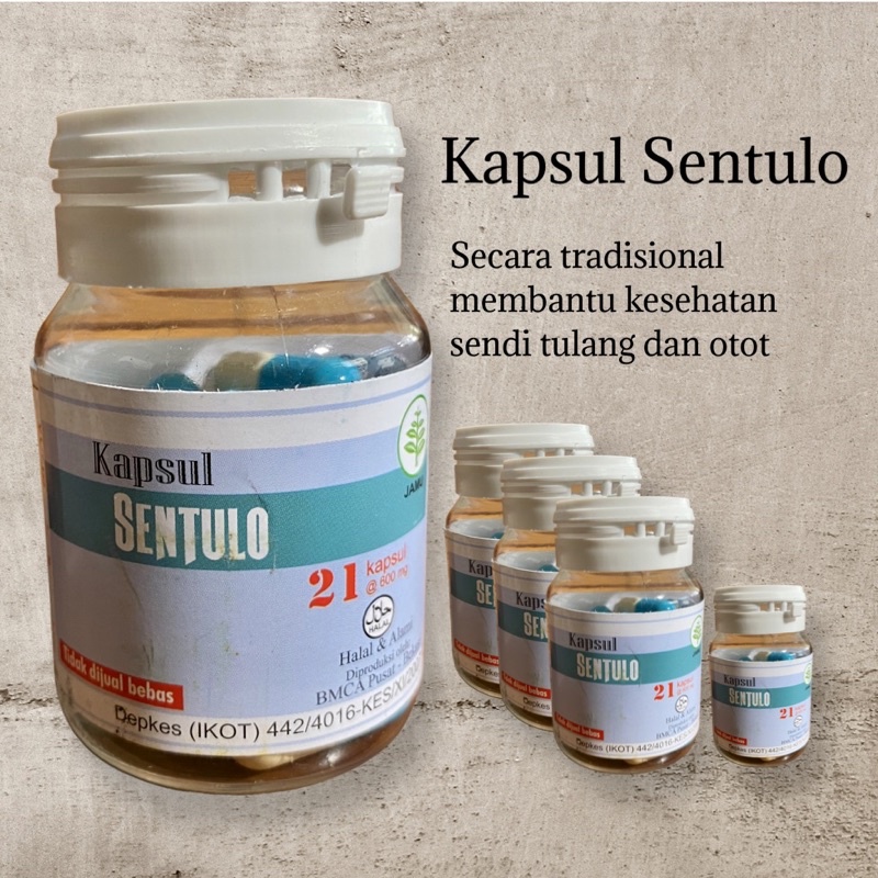 Jual kapsul Sentulo ( Herbal Sendi tulang otot ) | Shopee Indonesia