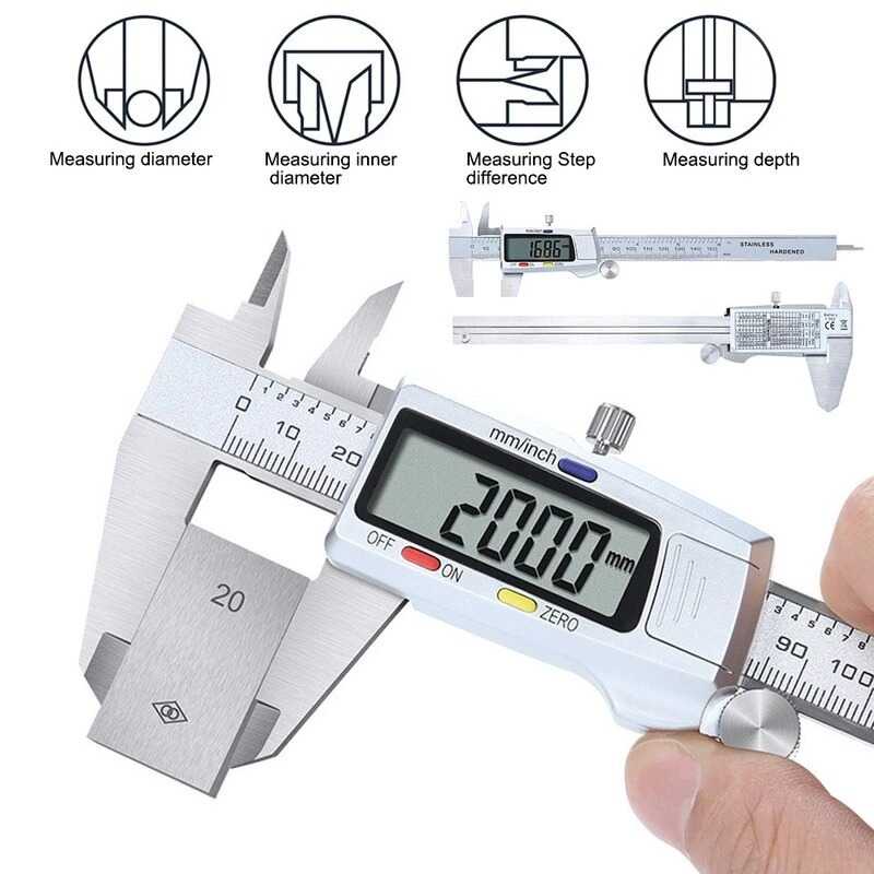 Jual Jangka Sorong Caliper Kaliper Stigmat Sigmat LCD Digital Stainless 6in | Shopee Indonesia