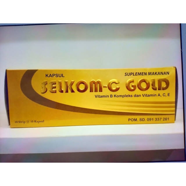 Jual READY STOCK Selkom C-Gold Vitamin C ( vit c ) + ( Vit A, B ...
