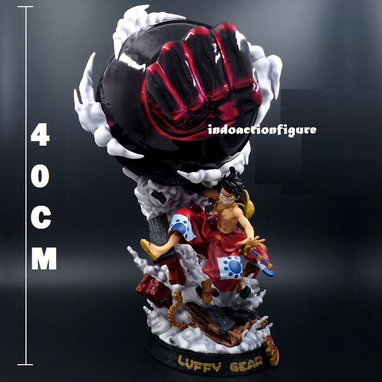 Jual Action figure One Piece monkey D. Luffy gear 3 G3 wano kuni statue ...