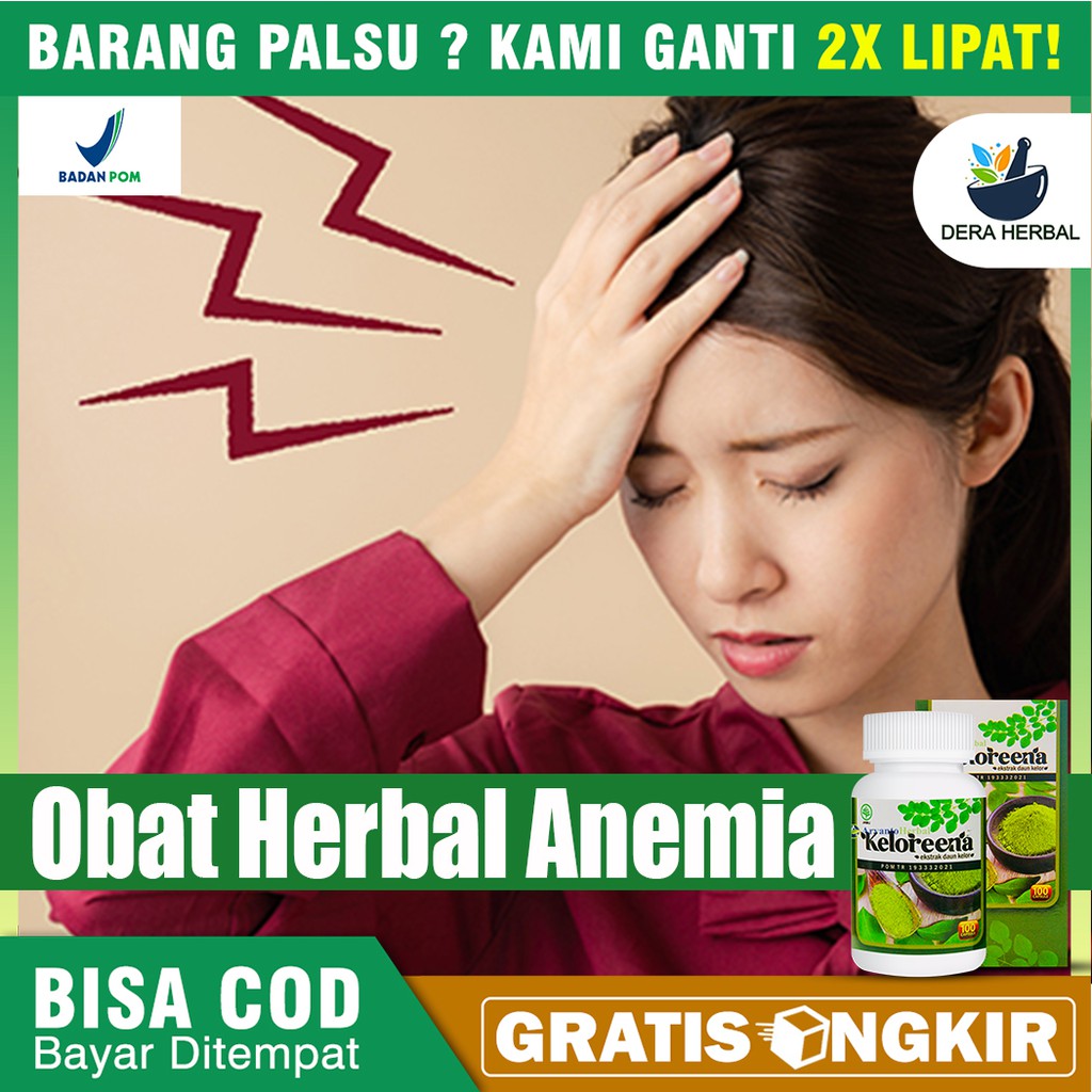 Jual Obat Anemia Obat Penambah Darah Obat Pusing Kurang Darah Obat ...