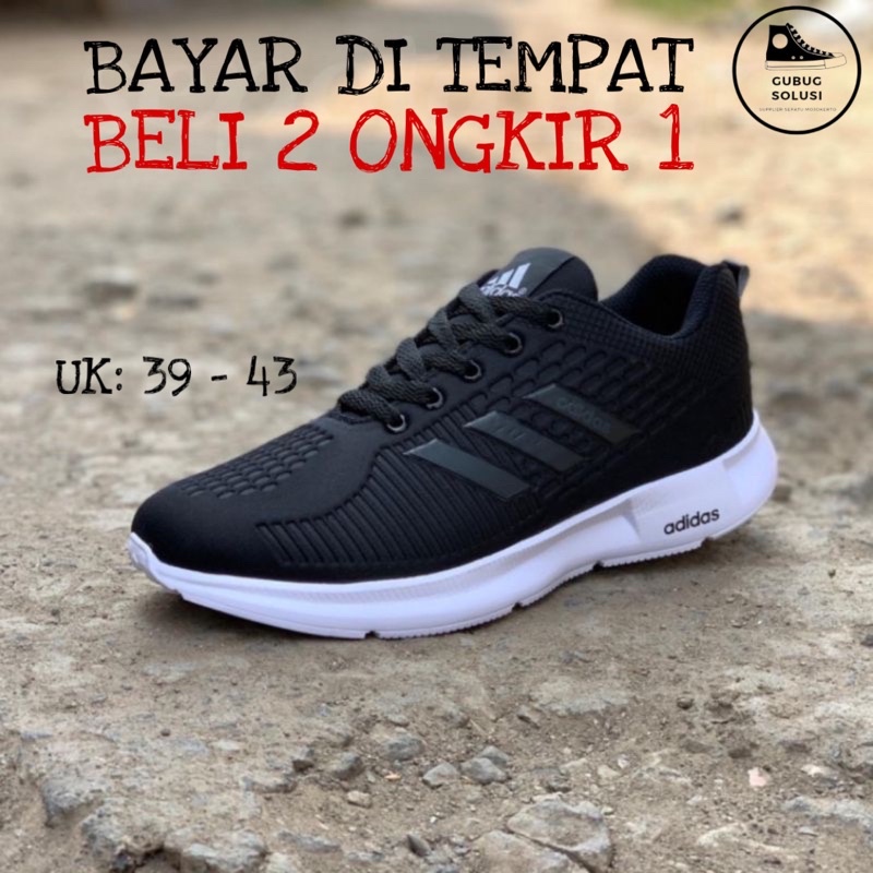 Jual SEPATU SEKOLAH HITAM POLOS SIZE 36-43 SNEAKERS | Shopee Indonesia