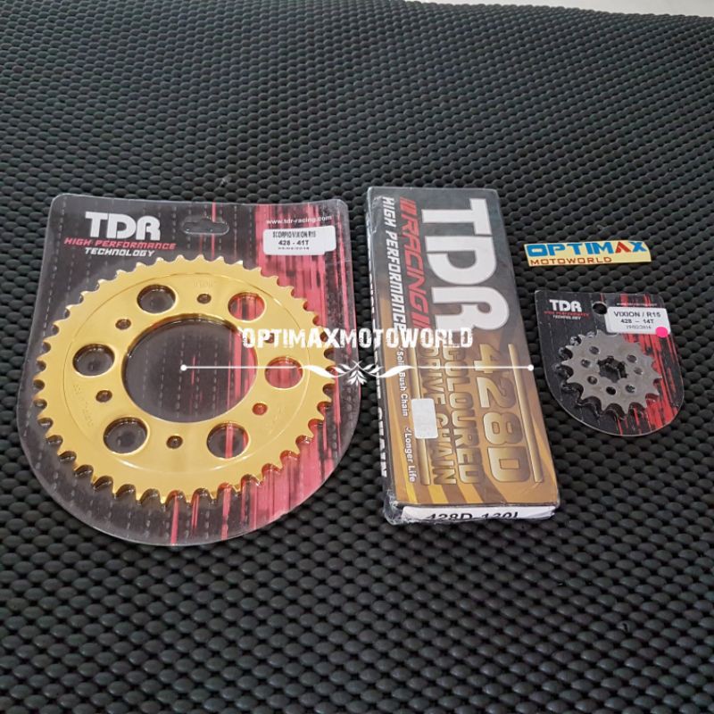 Jual Paket Gearset Girset Gear TDR Vixion R15 Nva Nvl Original | Shopee ...