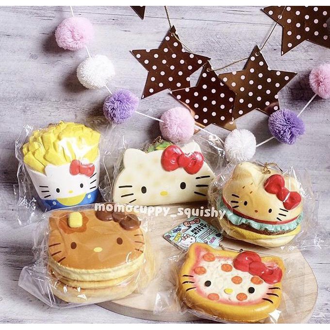 Jual Squishy licensed hello kitty fast food by sanrio USA ( ORIGINAL ...