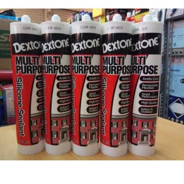 Jual Promo - Dextone SIlicone Sealant Multi Purpose Lem Kaca Silikon ...