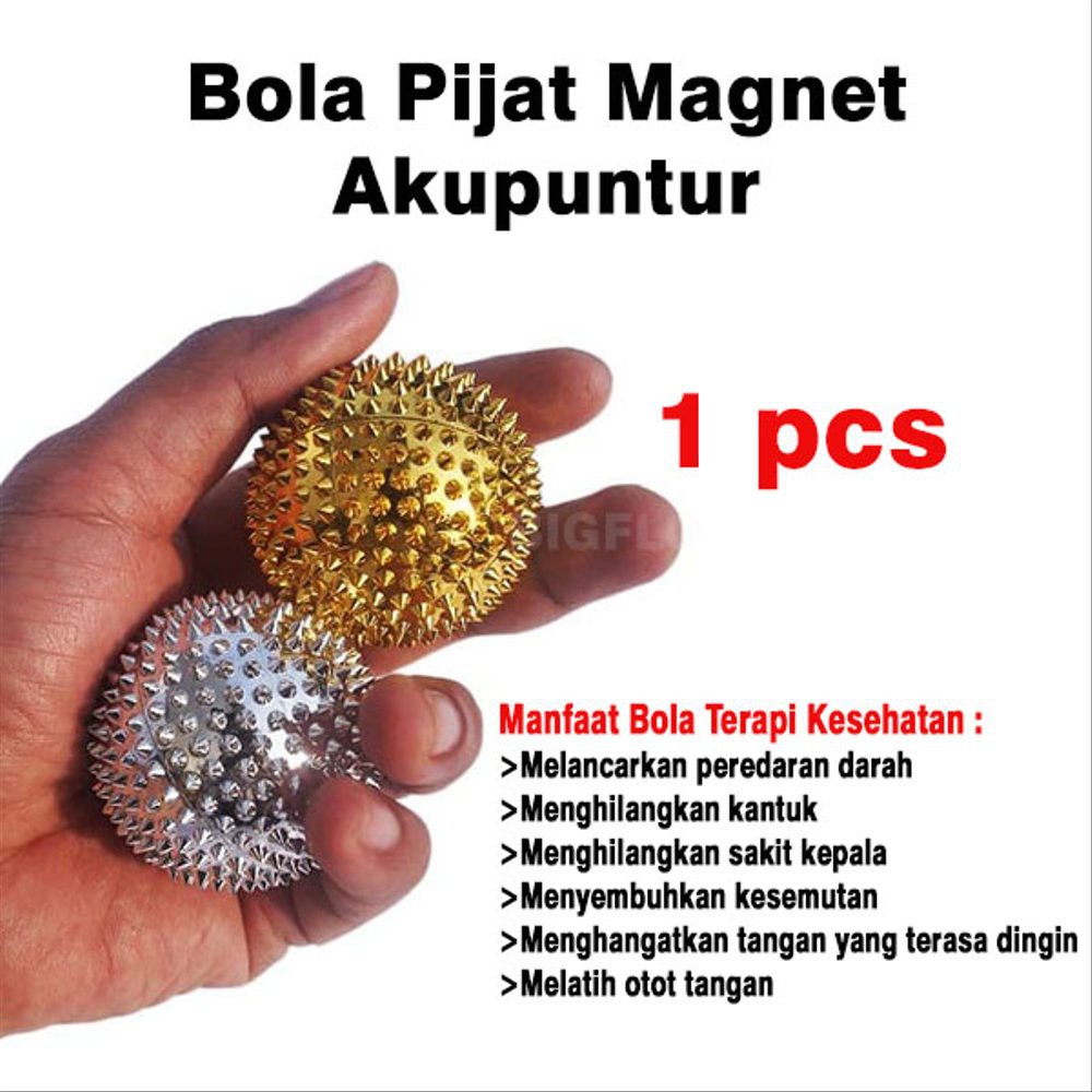 Jual Bola Duri Magnet Kecil / Alat Pijat Terapi Tangan Kesehatan STROKE ...
