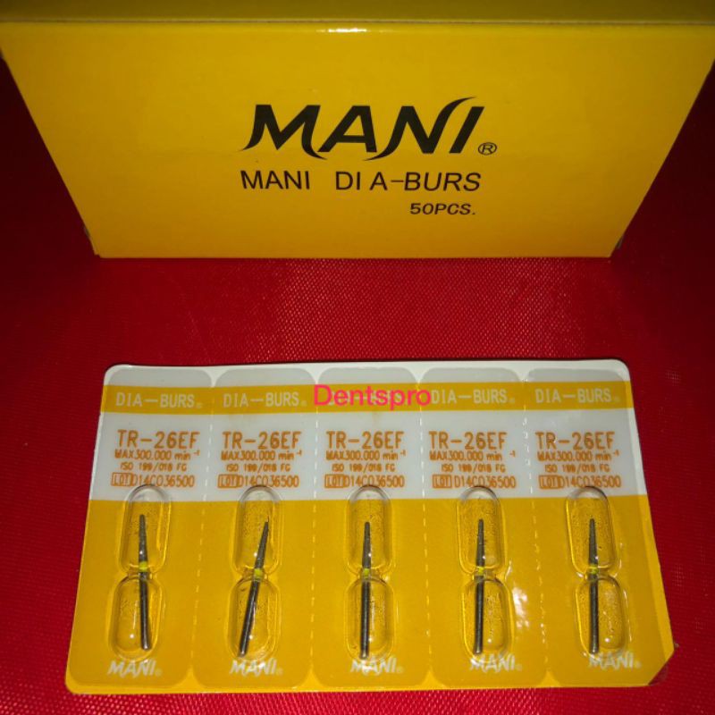 Jual ( TR TF TC ) Tappered Superfine Polishing Bur Kuning MANI | Shopee Indonesia