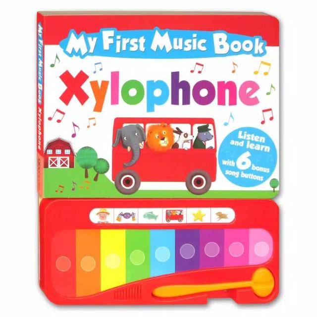 Jual My First Music Book Xylophone Sound Board Book | Shopee Indonesia