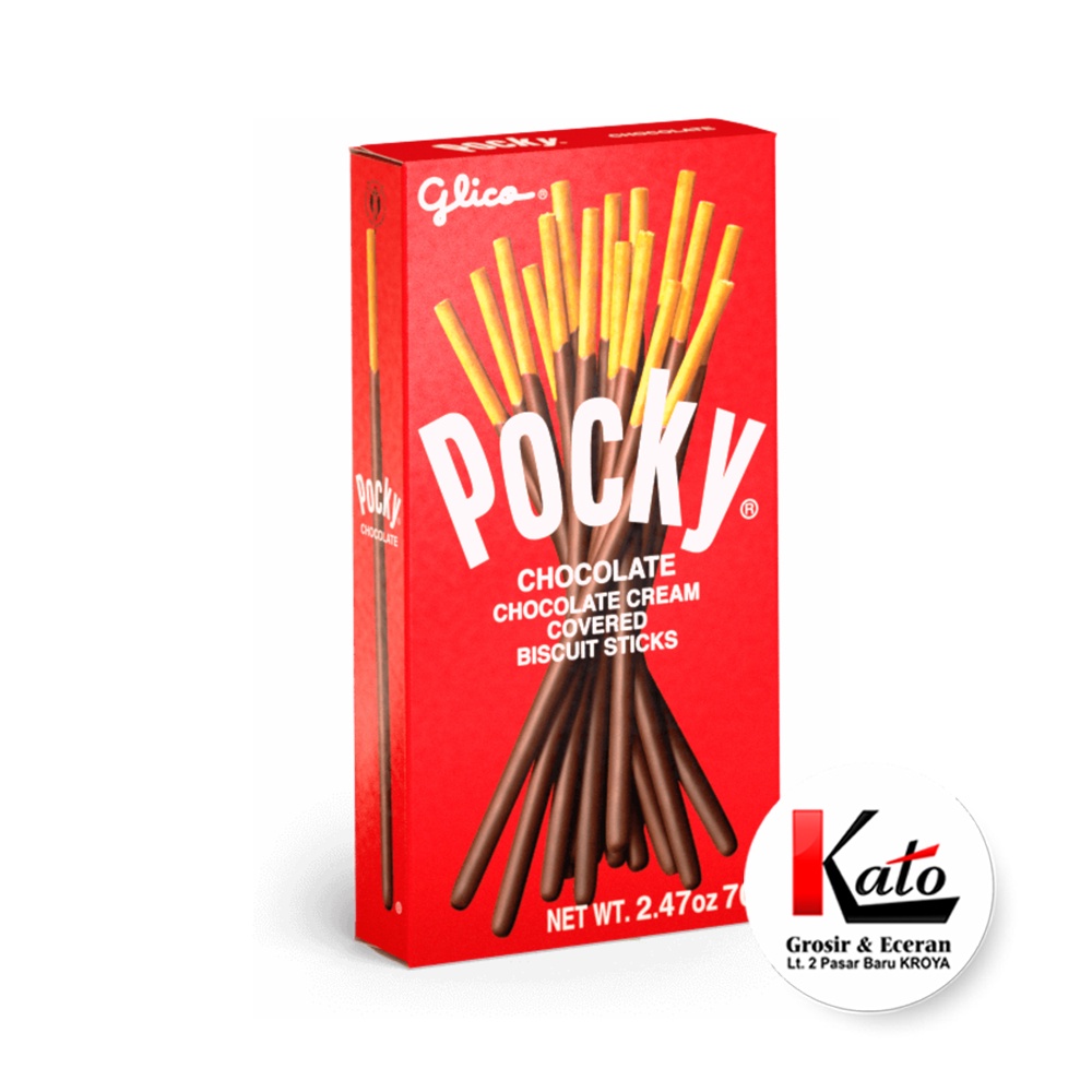 Jual Glico Pocky Biskuit Chocolate 47 gr | Shopee Indonesia