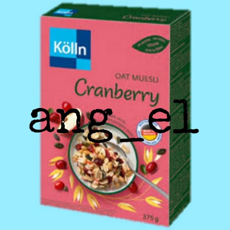 Jual Kolln Oat Muesli Cranberry (375g) | Shopee Indonesia