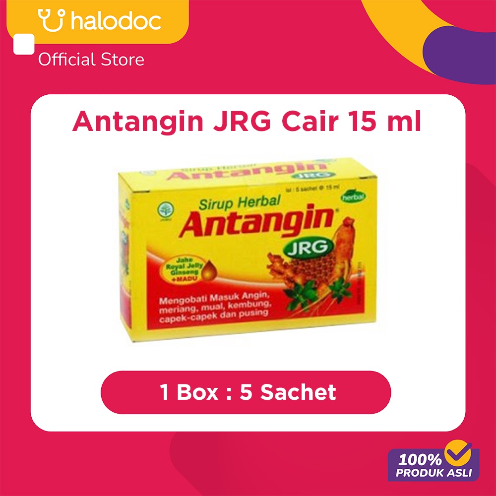 Jual Antangin JRG Cair 15 ml 5 Sachet | Shopee Indonesia