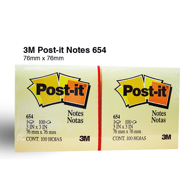Jual POST IT 3M 654 (1 Pad) | Shopee Indonesia