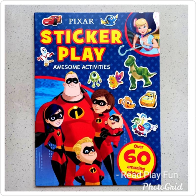 Jual STICKER PLAY PIXAR (Over 60 Awesome Stickers!) | Shopee Indonesia