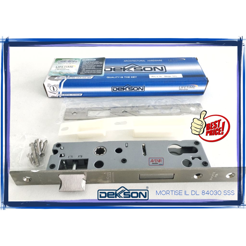 Jual Mortise Lock Dekkson Lockcase Dekkson MTS IL DL 84030 SSS bodi ...
