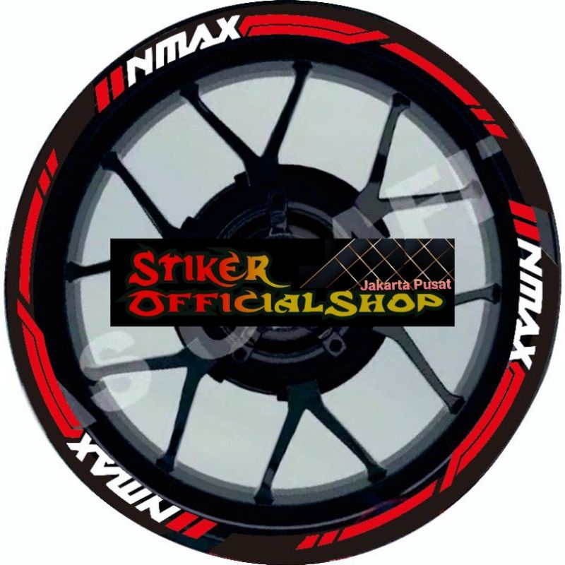 Jual stiker velg list pelek cutting stiker nmax new | Shopee Indonesia