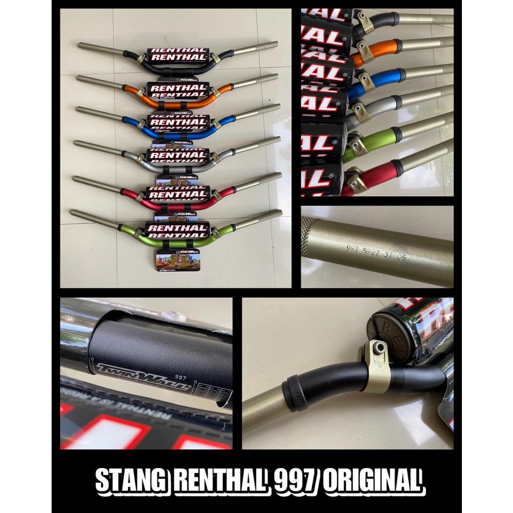 Jual Stang Rental twinwall fatbar original Kawasaki Honda stang klx crf ...