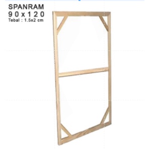 Jual Spanram 90x120 cm Span Ram Kayu Frame 120x90 cm | Shopee Indonesia
