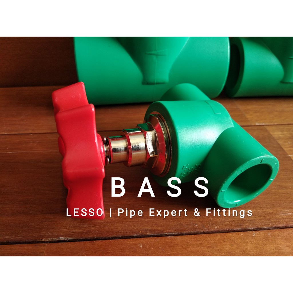 Jual Stop Valve PPR Lesso 25mm 3/4" inch Gate Valve Stop Kran PPR ...