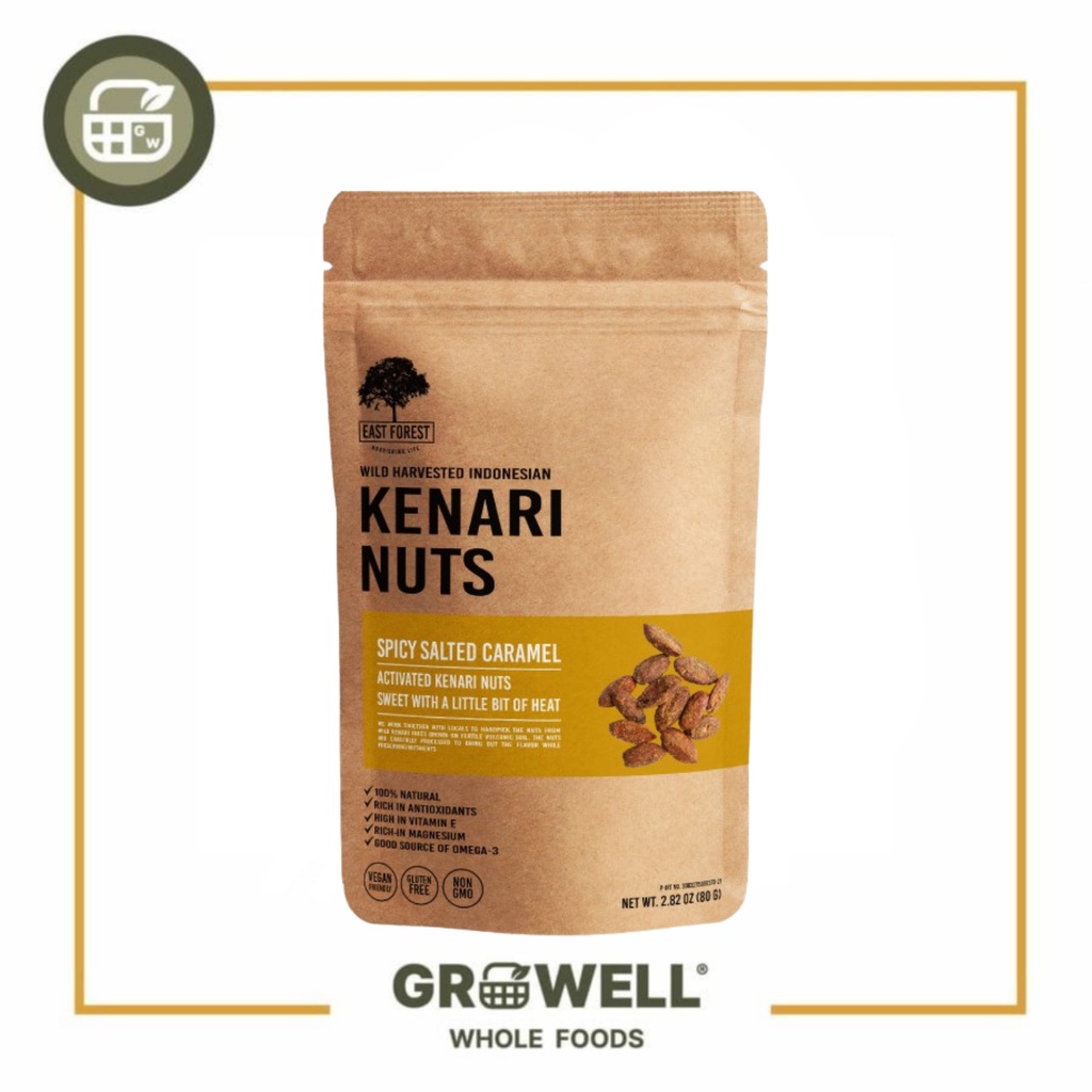 Jual EAST FOREST KENARI NUTS SWEET&SPICY 80G | Shopee Indonesia