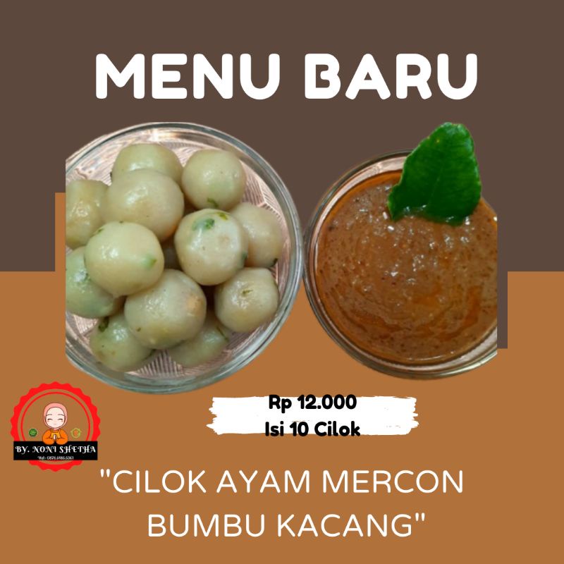 Jual Cilok Ayam Mercon Free Bumbu Kacang Khas Noni Shetha | Shopee ...
