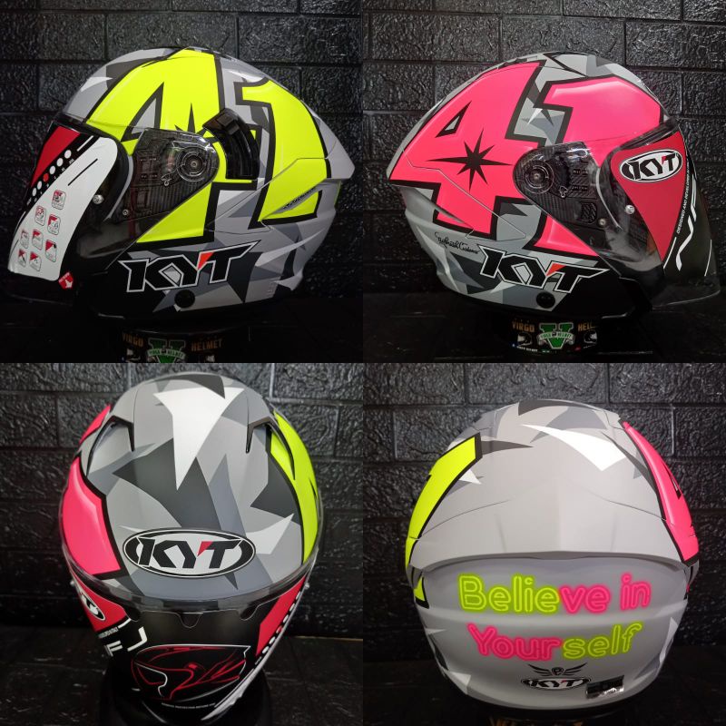 Jual Helm kyt nfj motif espargaro 2019 original nfj | Shopee Indonesia