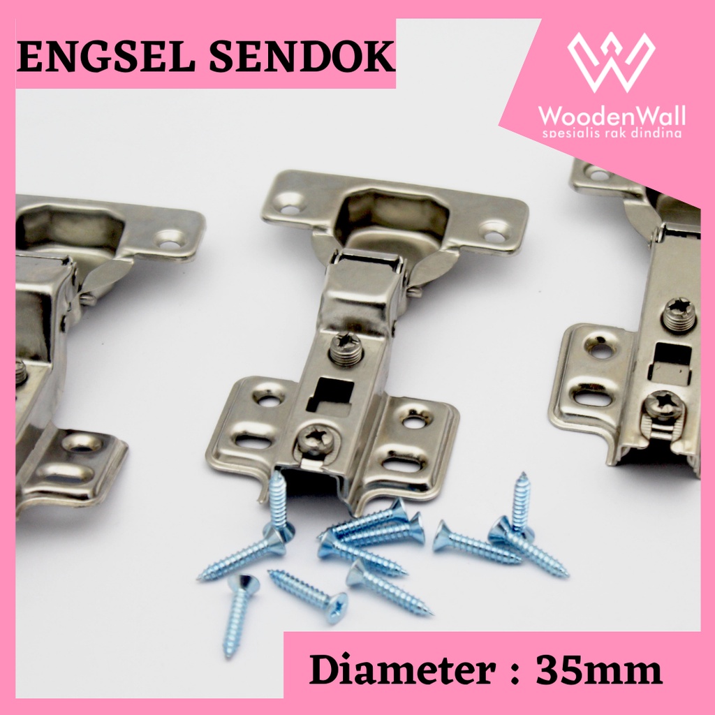 Jual Engsel Pintu Lemari Kecil Engsel Sendok Lurus / Engsel Sendok Full ...