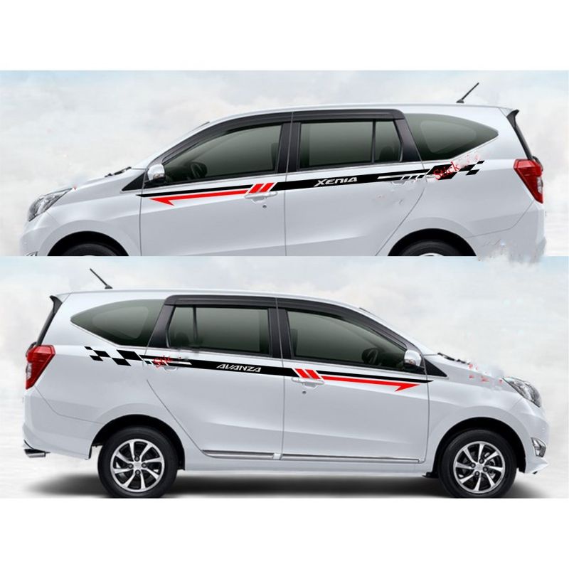 Jual Stiker Sticker Setiker Striping Cutting Mobil Avanza Xenia Innova ...