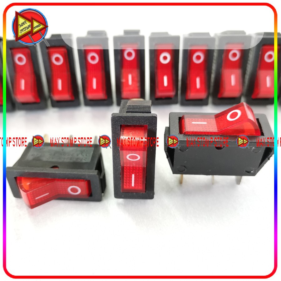 Jual Saklar Switch Power 31x10mm Gepeng Slim 3Pin Rocker ON OFF ...