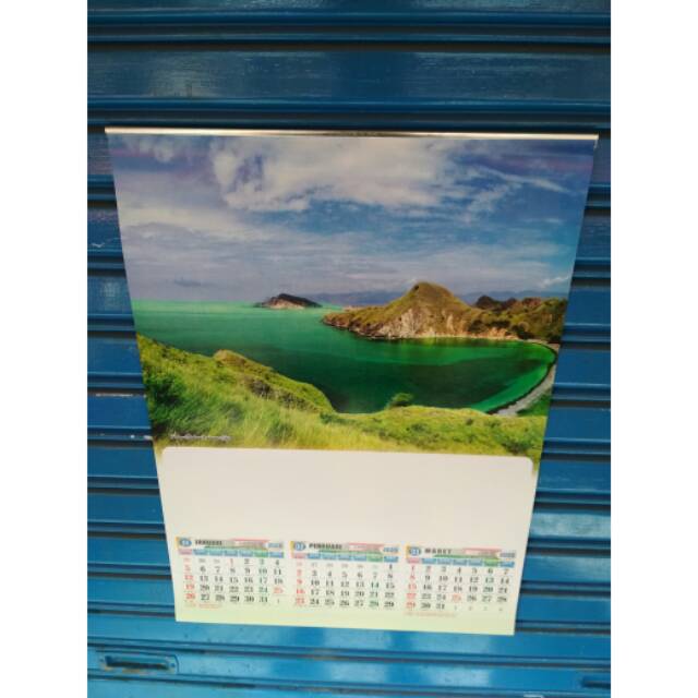 Jual Kalender Triwulan Pemandangan alam Indonesia th 2020 | Shopee ...