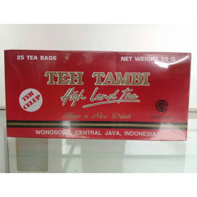 Jual Teh Tambi_Teh Hitam Celup 50gr (isi 25 kantong @2gr) | Shopee ...