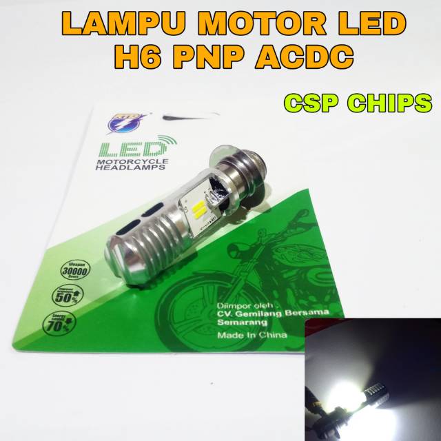 Jual RTD Lampu Motor Led H6 PNP ACDC CSP | Shopee Indonesia