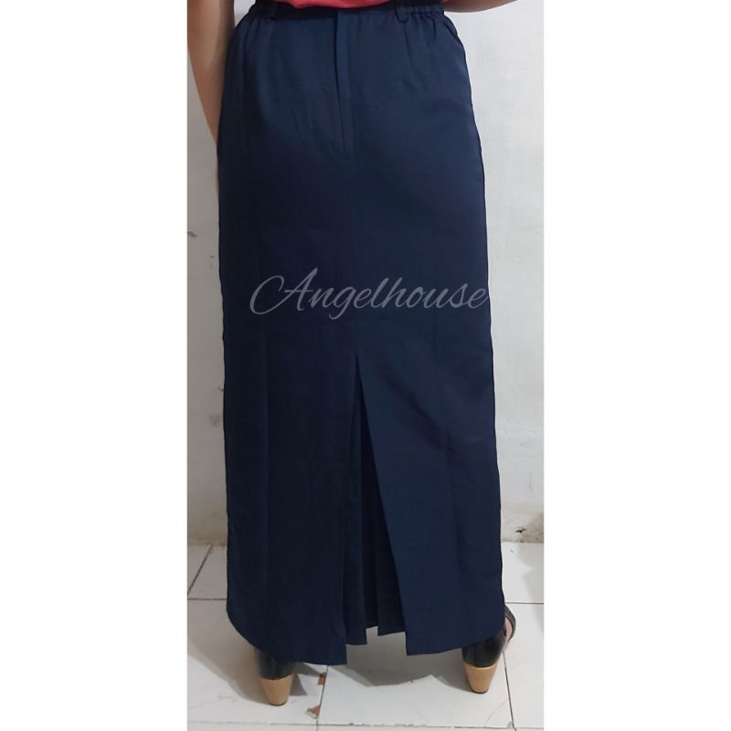 Jual Rok Kerja Wanita - Rok Bahan A Line & Span Rample PREMIUM | Shopee ...