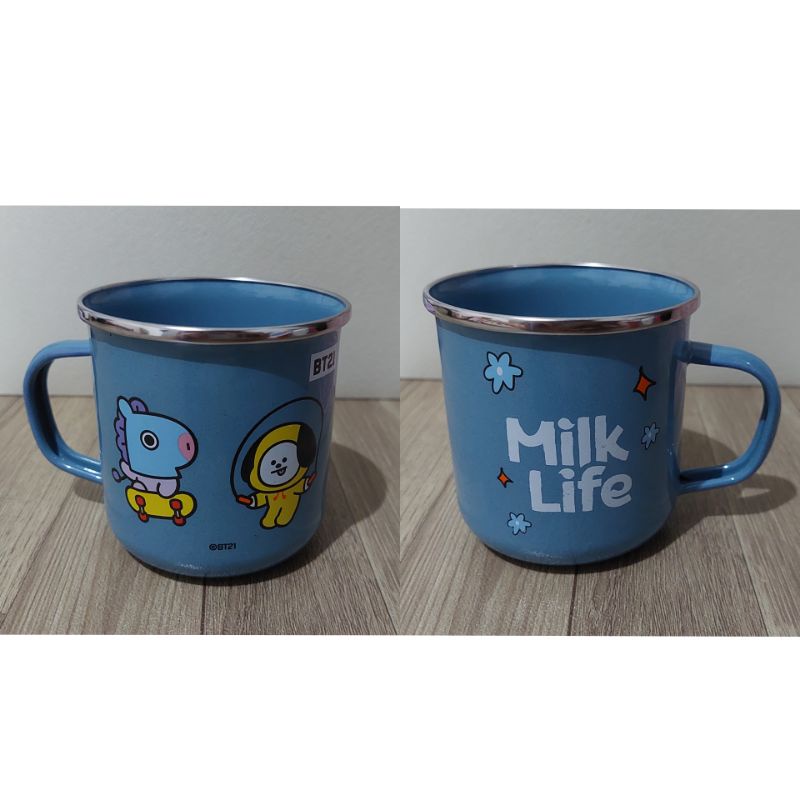 Jual Mug BT21 Milk Life (Ready Stock) | Shopee Indonesia