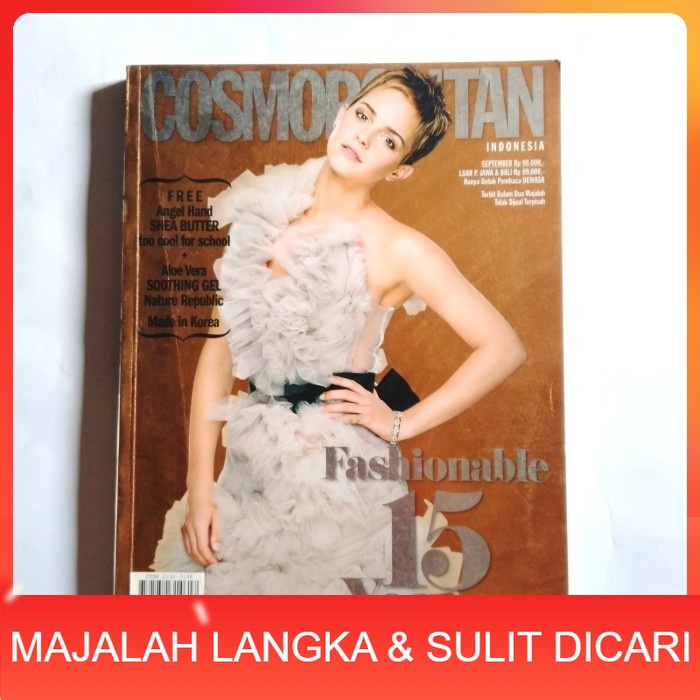Jual Majalah COSMOPOLITAN Sep 2012 Cover EMMA WATSON Langka | Shopee ...