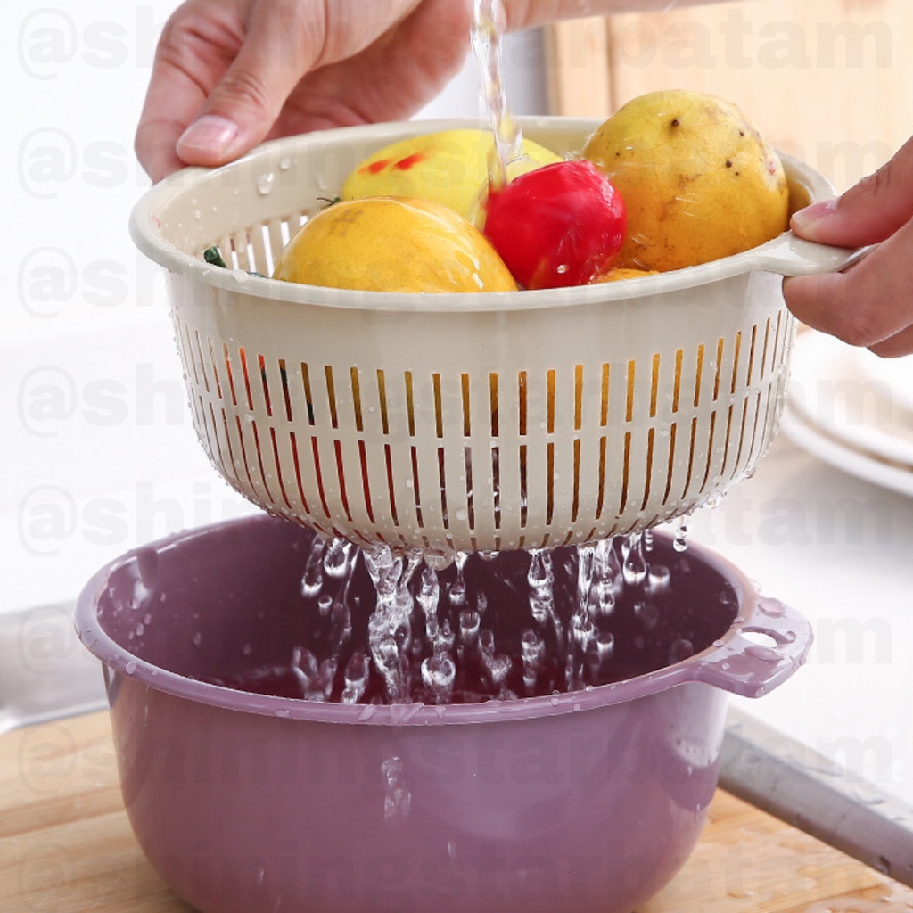 Jual Baskom Sayur & Buah Multifungsi / Keranjang | Shopee Indonesia