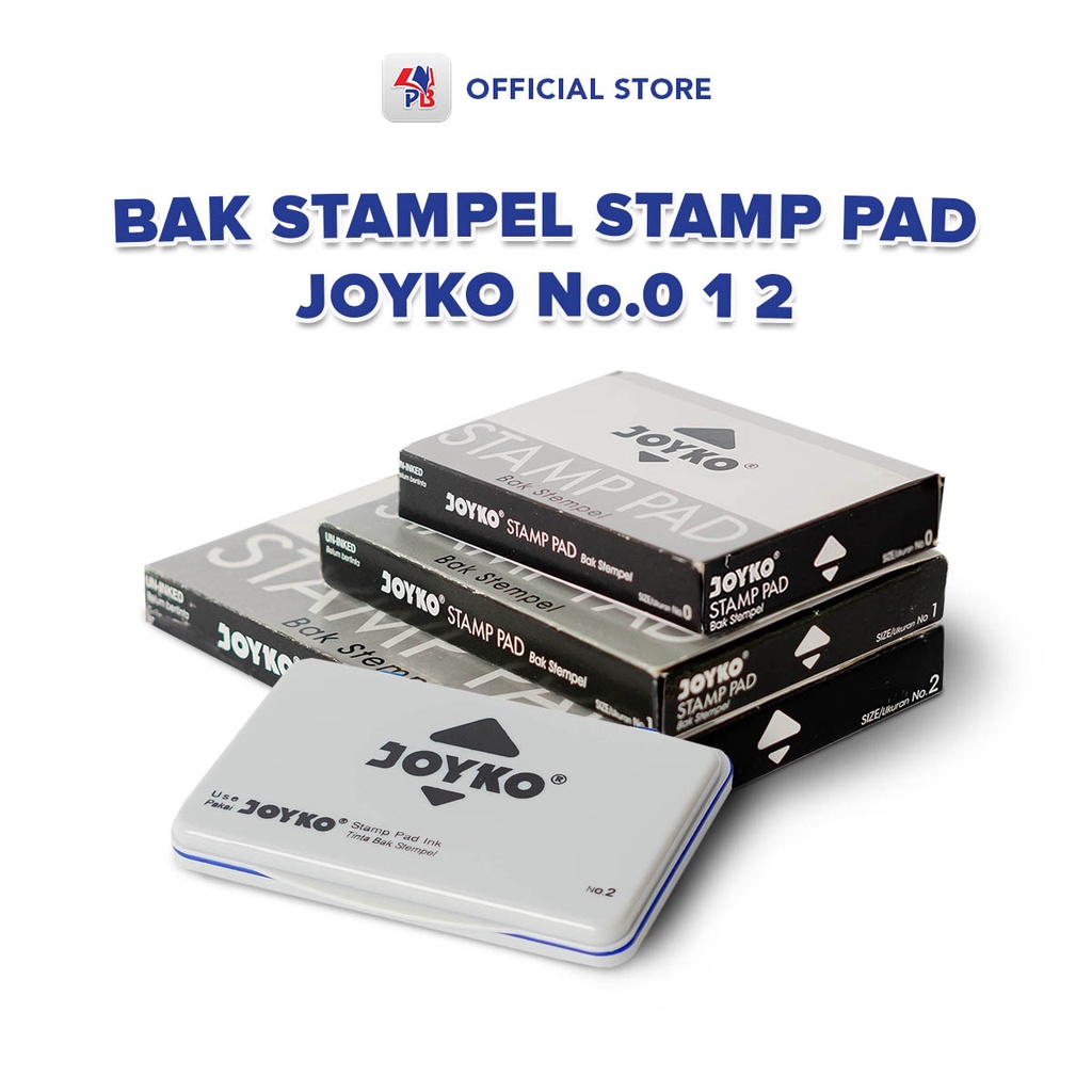 Jual Bak Stempel Joyko Bantalan Stempel No 0 1 2 Stamp Pad Tempat Tinta Stampel Macam Variasi ...