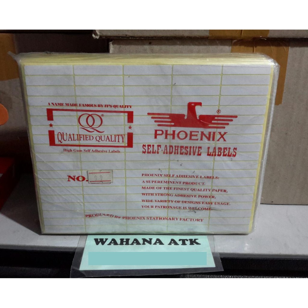 Jual Label nama - label stiker - label harga phoenix | Shopee Indonesia