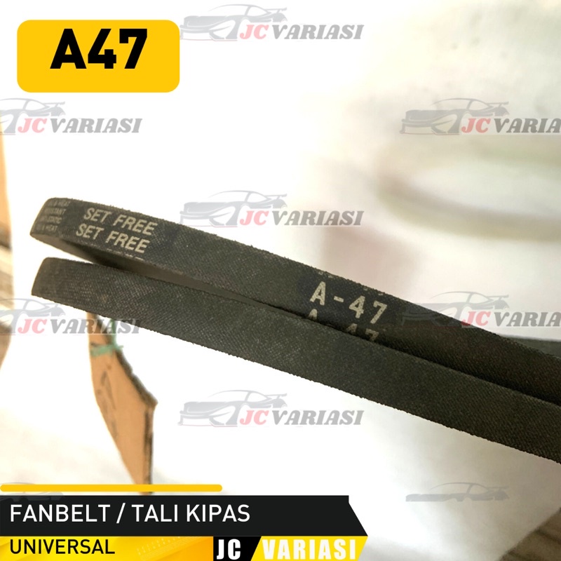 Jual TALI KIPAS FANBELT PANBEL V-BELT A47 | Shopee Indonesia