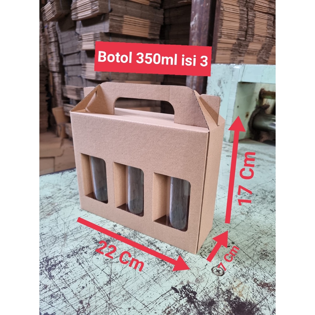 Jual Box Minuman Botol | Box Hampers | Kardus Botol 250ml | Kardus ...