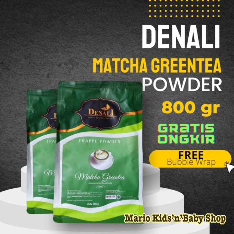 Jual Denali Matcha Greentea Powder / bubuk 800gr (Tersedia Sample ...